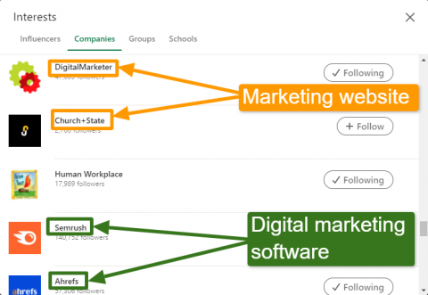 How do you add interests to LinkedIn? With these quick steps.